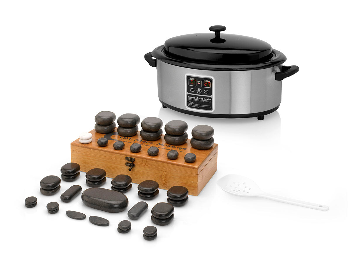 Hotstone set 6l heater & 45 stenen